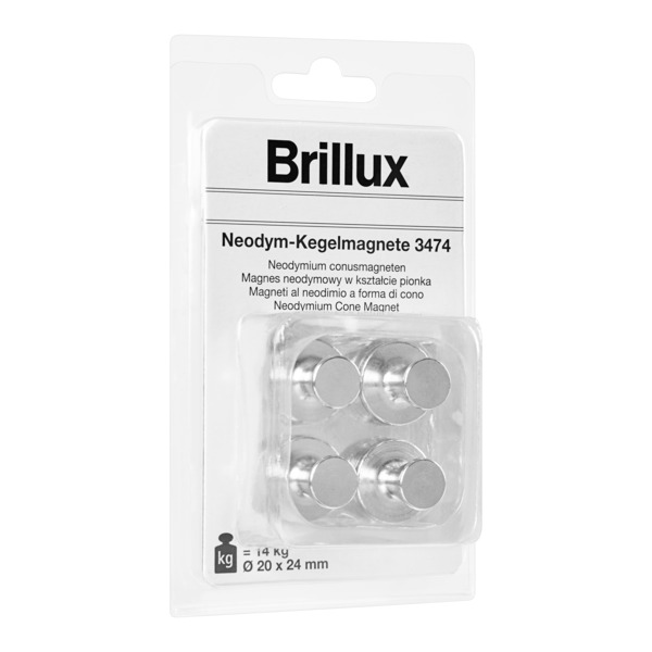 Neodymium cone magnets 3474 – brillux.com